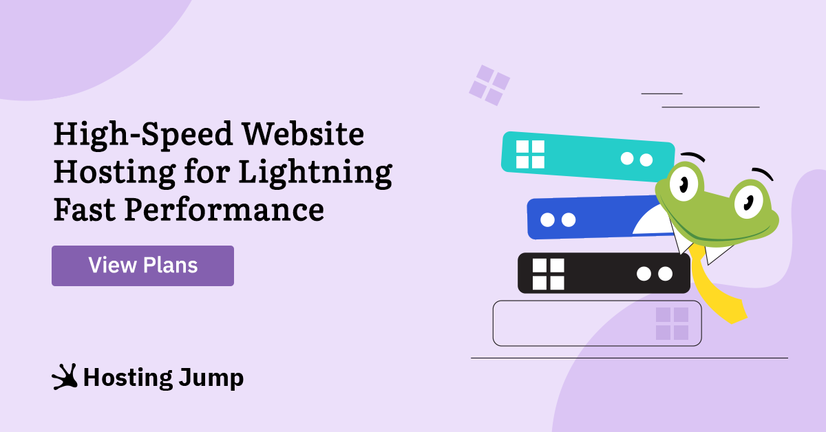 Ultra-Fast Web Hosting Service with 24/7 Support - Jump